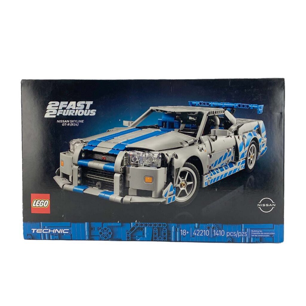 LEGO Technic 42210 2 Fast 2 Furious Nissan Skyline GT-R(R34) Building ...