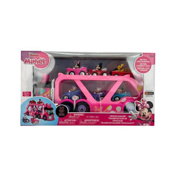 Disney Jr. Minnie Mouse Vehicle Hauler Playset / 6 Characters with ...