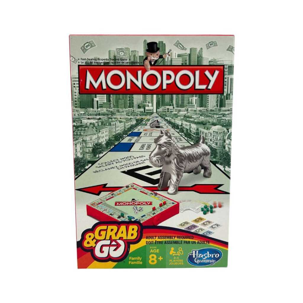 Hasbro Grab & Go Travel Game: Mini Board Games / Monopoly – CanadaWide ...