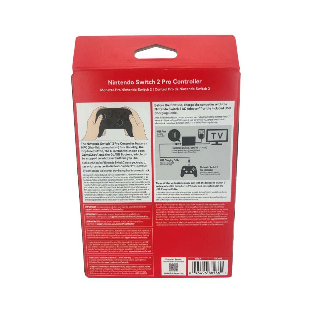 Nintendo Switch 2 Black Pro Controller / Wireless – CanadaWide Liquidations