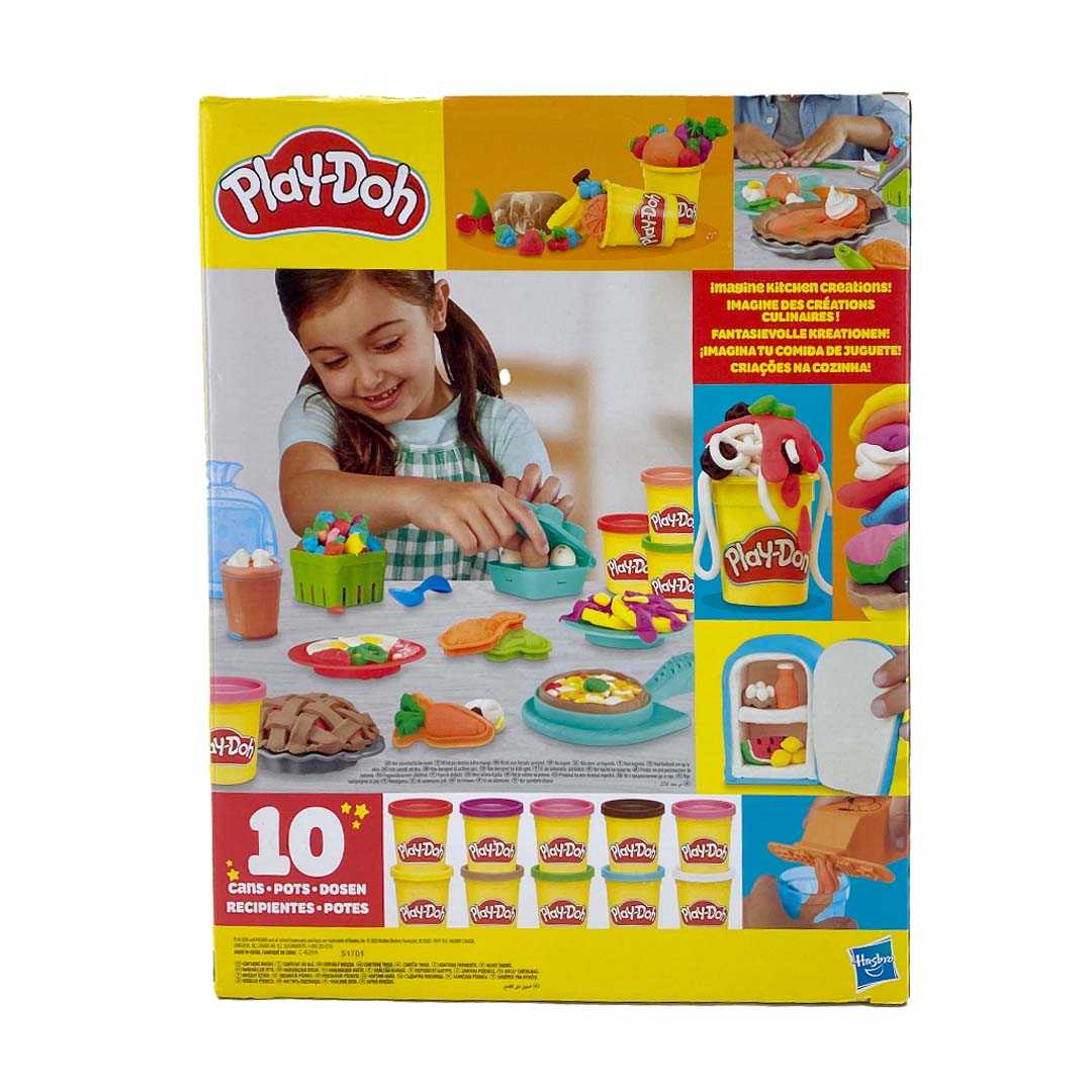 Hasbro Play-Doh Fridge Fun Playset: 35 Pieces / For Ages 3 ...