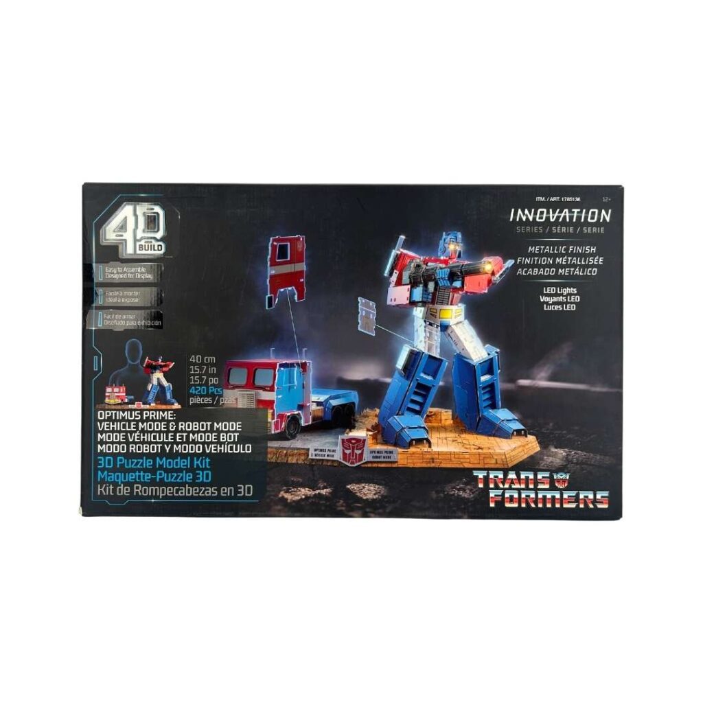 4D Build Optimus Prime: Vehicle Mode & Robot Mode Building Set / 420 ...