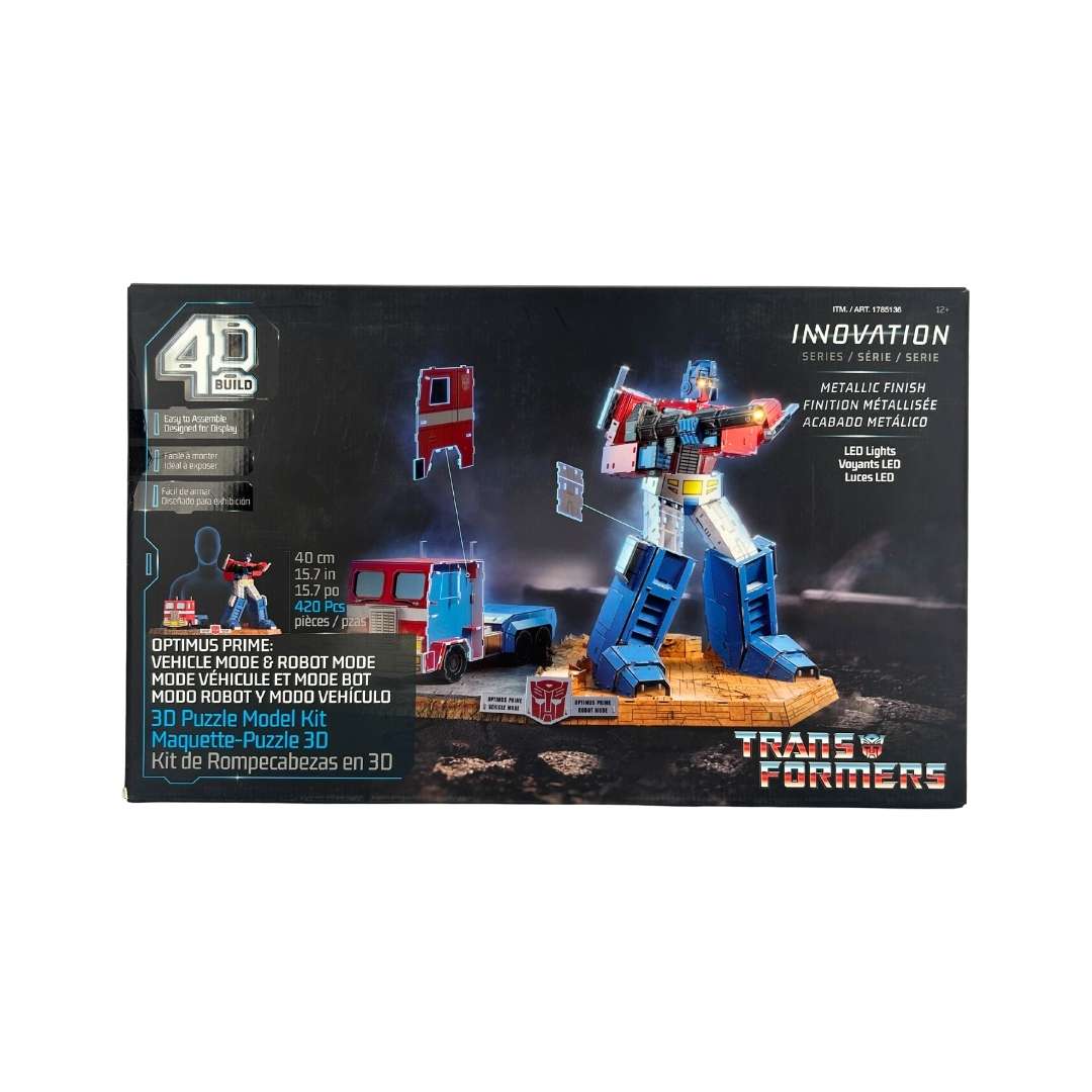 4D Build Optimus Prime: Vehicle Mode & Robot Mode Building Set / 420 ...