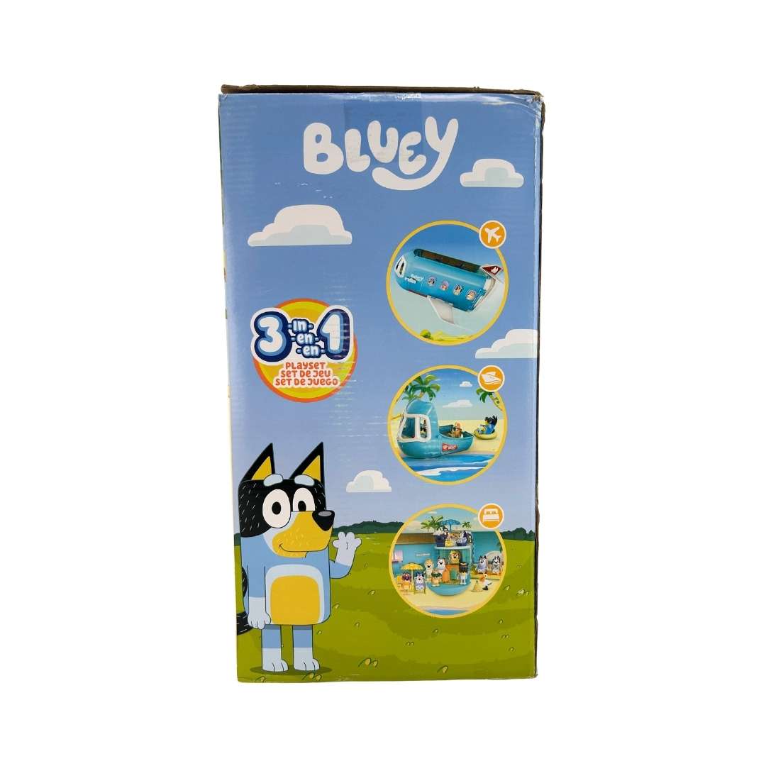 Bluey Transforming Plane Mega Playset / 25+ Sounds & Phrases ...