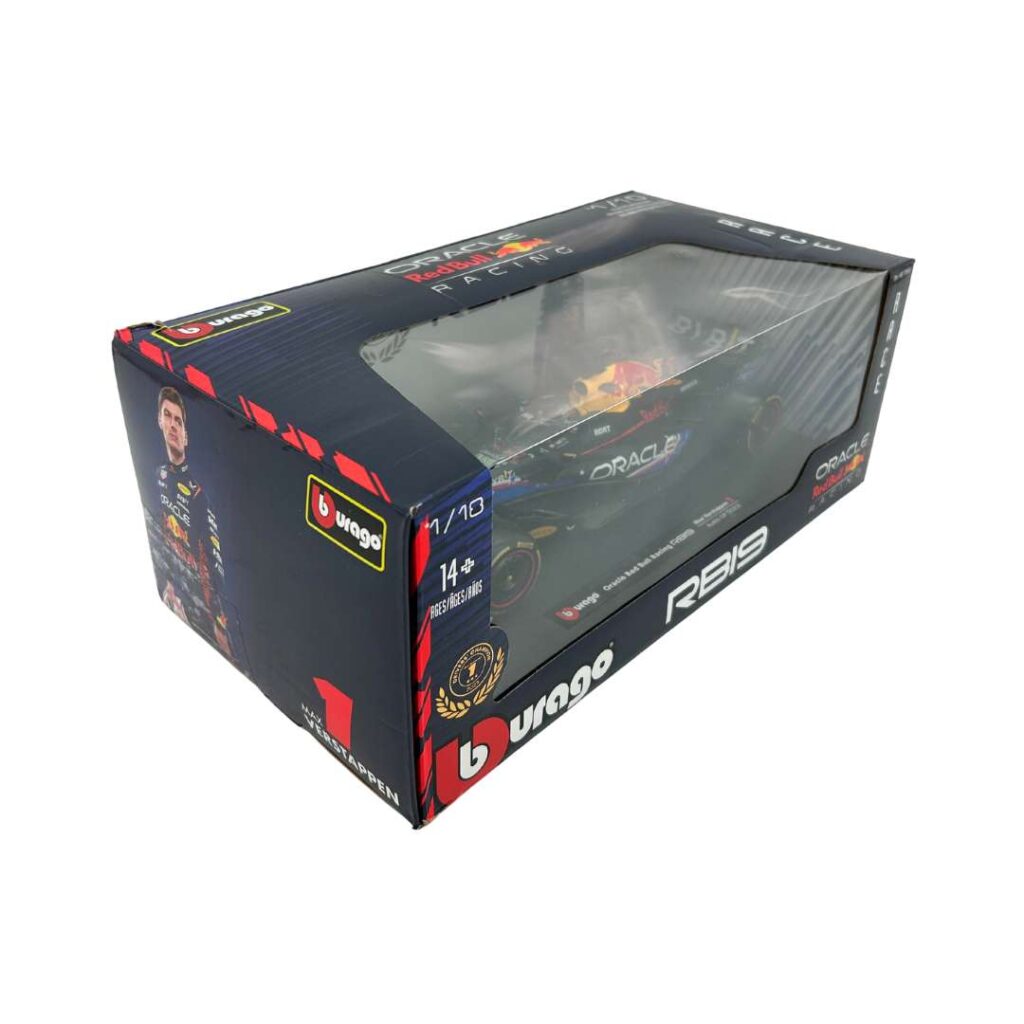 Burago Formula 1 Oracle Red Bull Racing RB19 Race Car: Max Verstappen ...