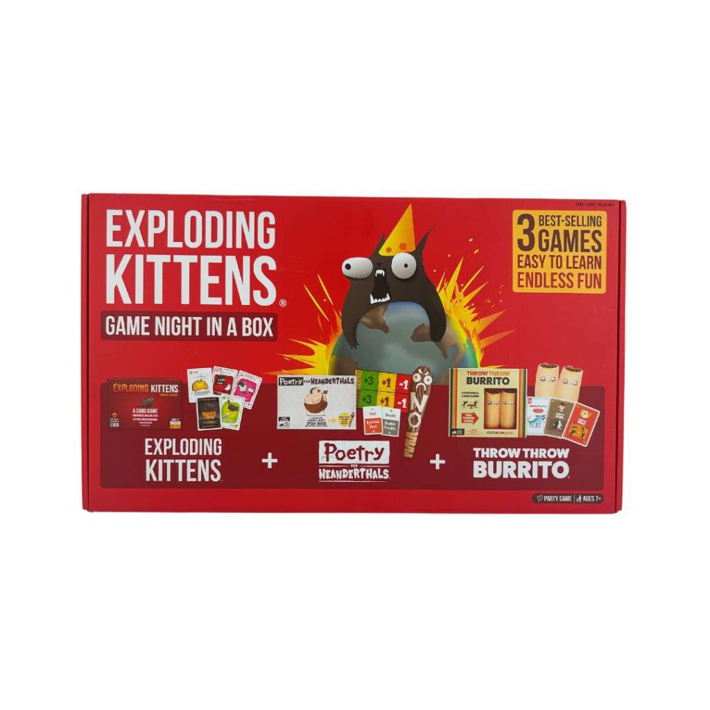 Exploding Kittens Game Night in a Box / 3 Games Inside – CanadaWide Liquidations