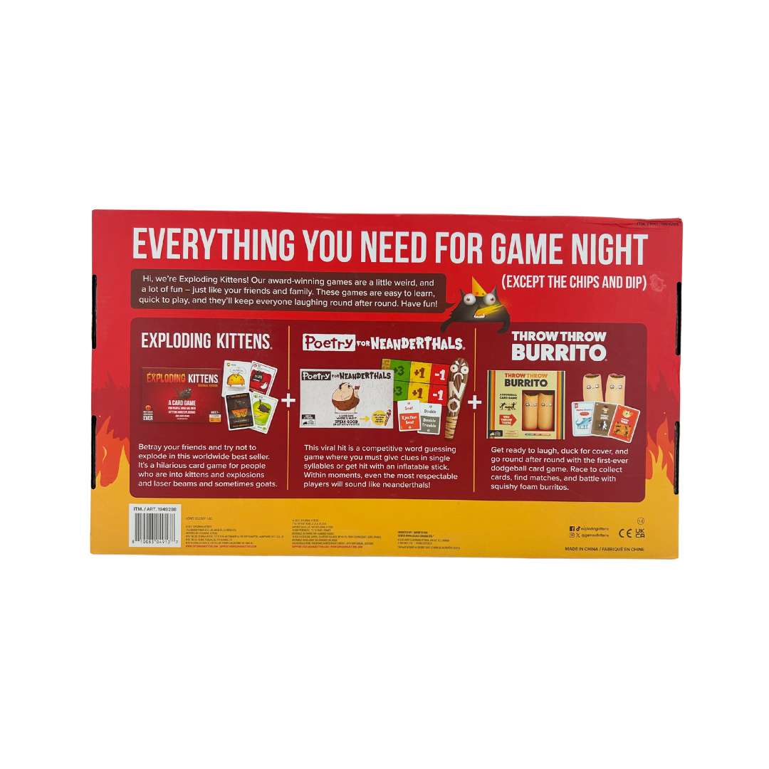 Exploding Kittens Game Night in a Box / 3 Games Inside – CanadaWide ...