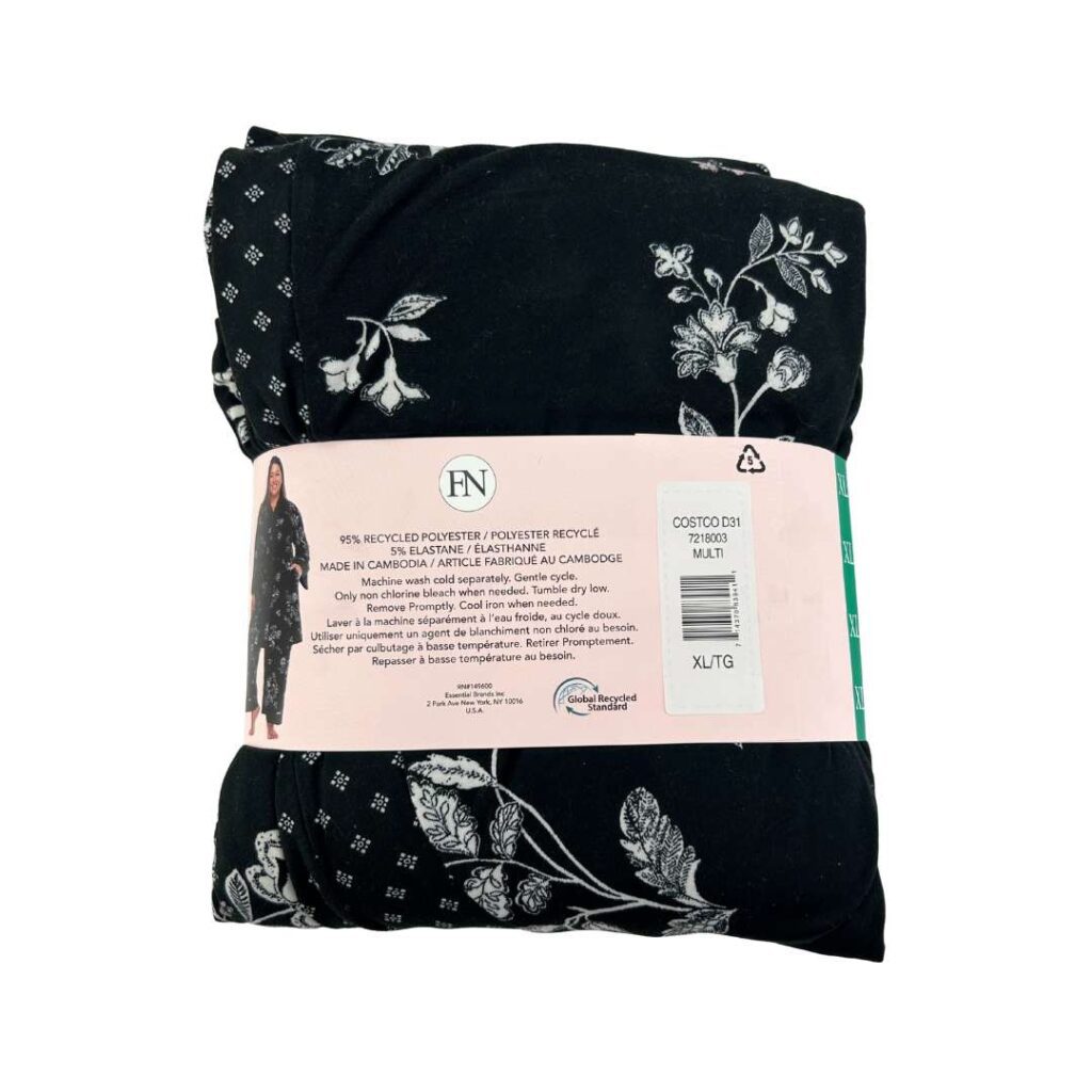 Flora Nikrooz Women’s Black & White 3-Piece Pyjama Set / Size XLarge ...