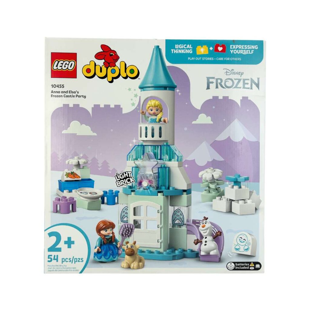LEGO Duplo Disney Frozen Anna & Elsa’s Frozen Castle Party Building Set ...