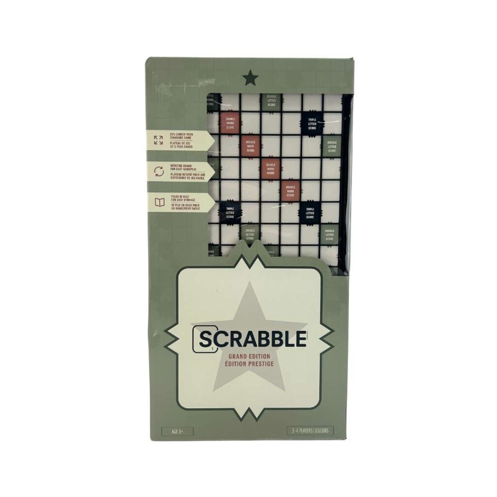 Scrabble Grand Edition Board Game / 2-4 Players – CanadaWide Liquidations