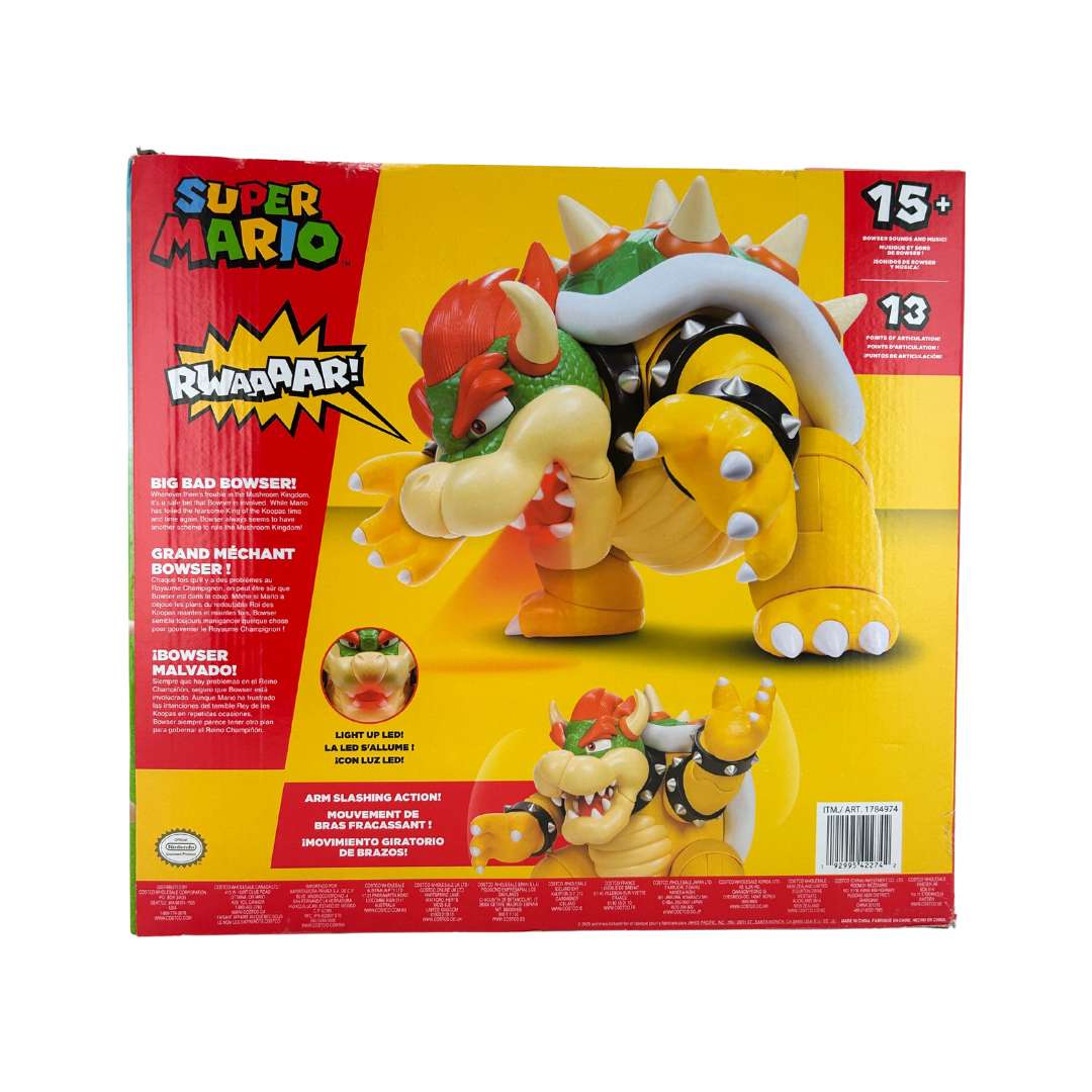 Super Mario Big Bad Bowser Character / 12″ Figure – CanadaWide Liquidations