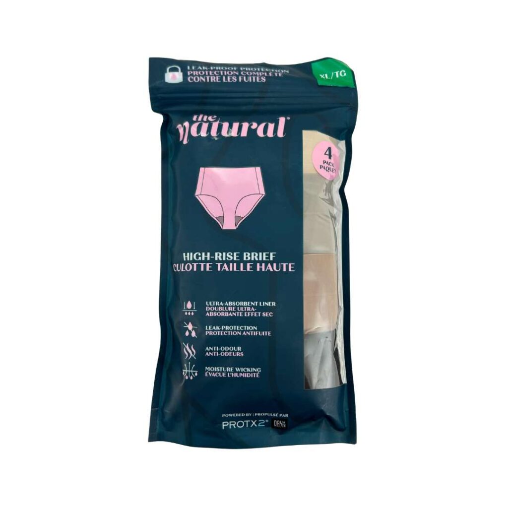 The Natural Women’s Brown High-Rise Brief: 4 Pack / Size XLarge ...
