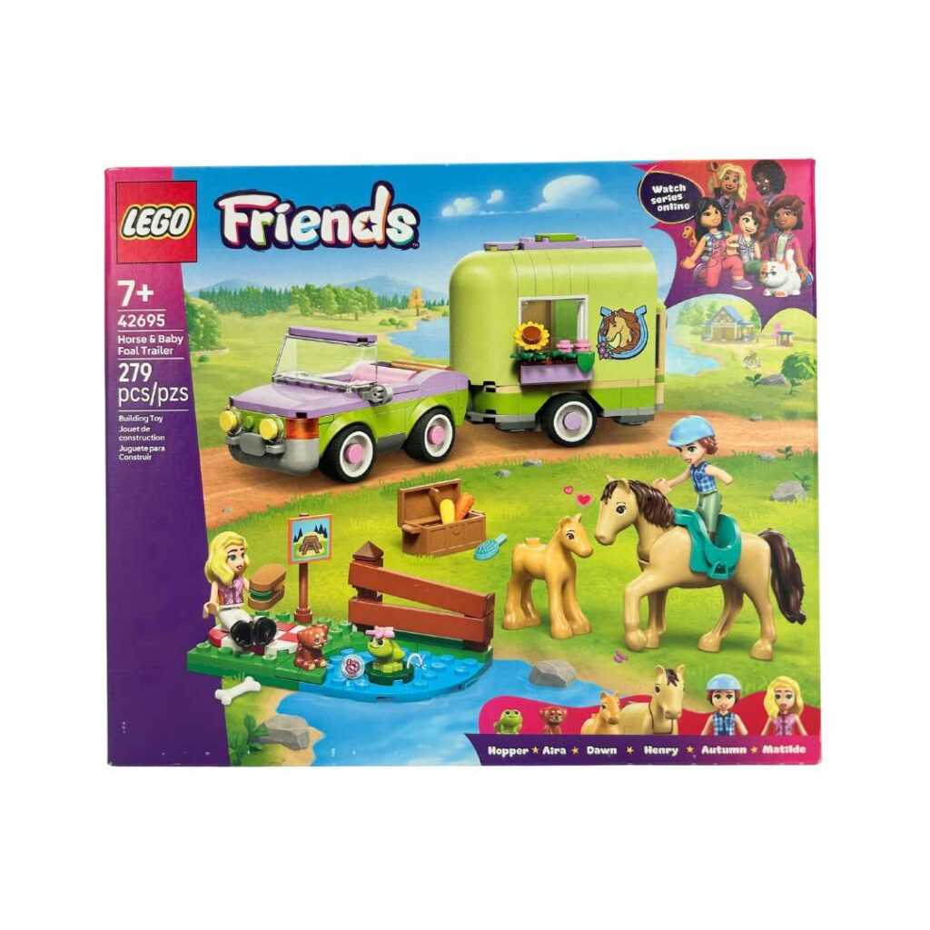 LEGO Friends Horse & Baby Foal Trailer Building Set / 42695 ...